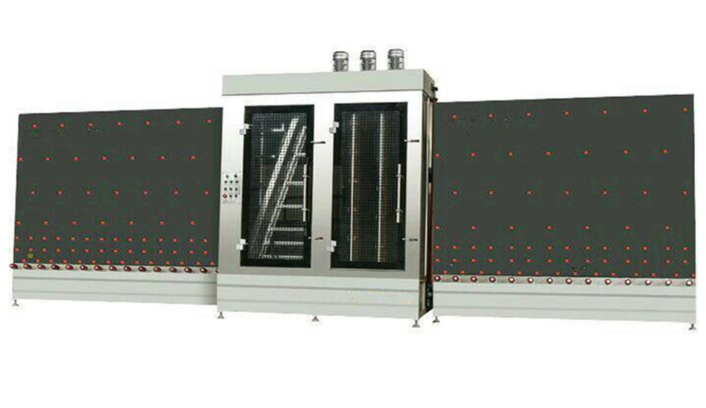 High Efficiency Vertical Glass Washing Machine 2500x3500mm Washing Size